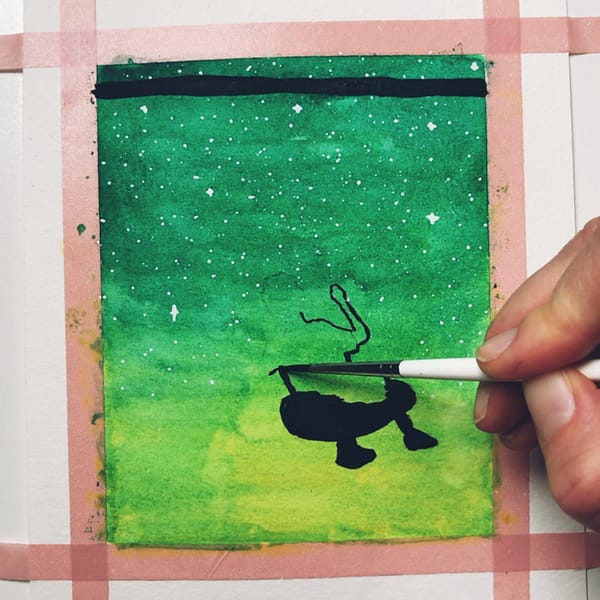 Mindful fun with galaxy and shadow exercise • The Creative Cooldown