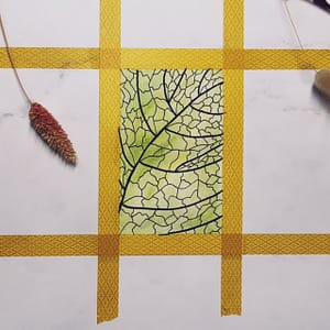 Mindful leaf pattern drawing exercise • The Creative Cooldown