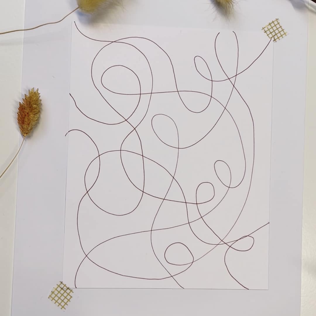 Mindful neurographic drawing exercise • The Creative Cooldown