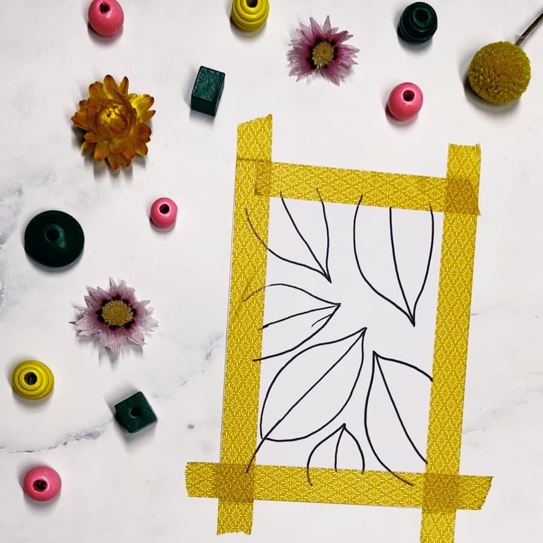 Mindful leaves and lines exercise • The Creative Cooldown
