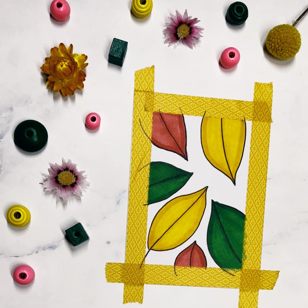 Mindful leaves and lines exercise • The Creative Cooldown