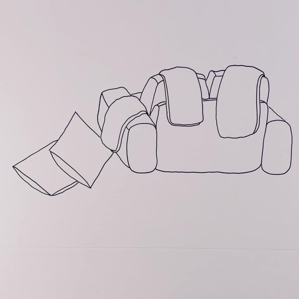 Mindful plaid pattern drawing exercise • The Creative Cooldown