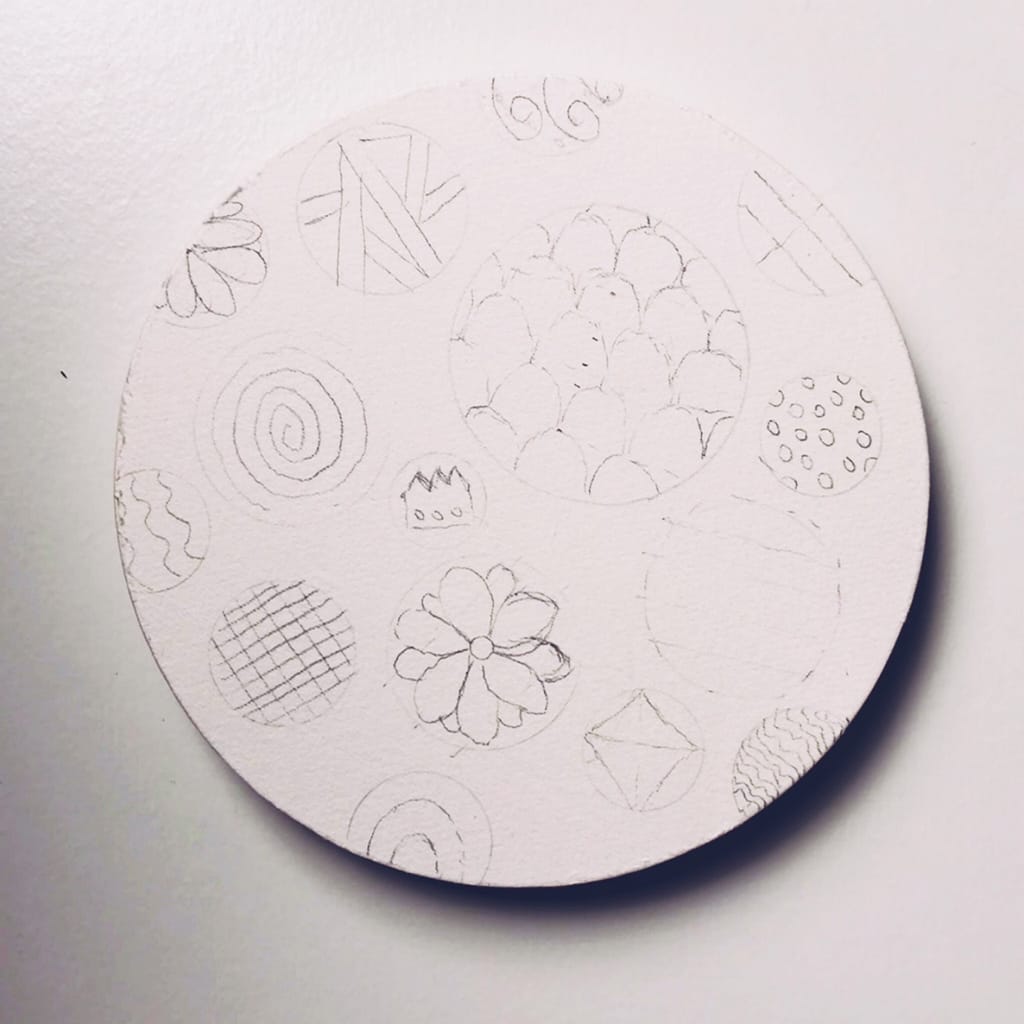 Mindful circle pattern exercise • The Creative Cooldown