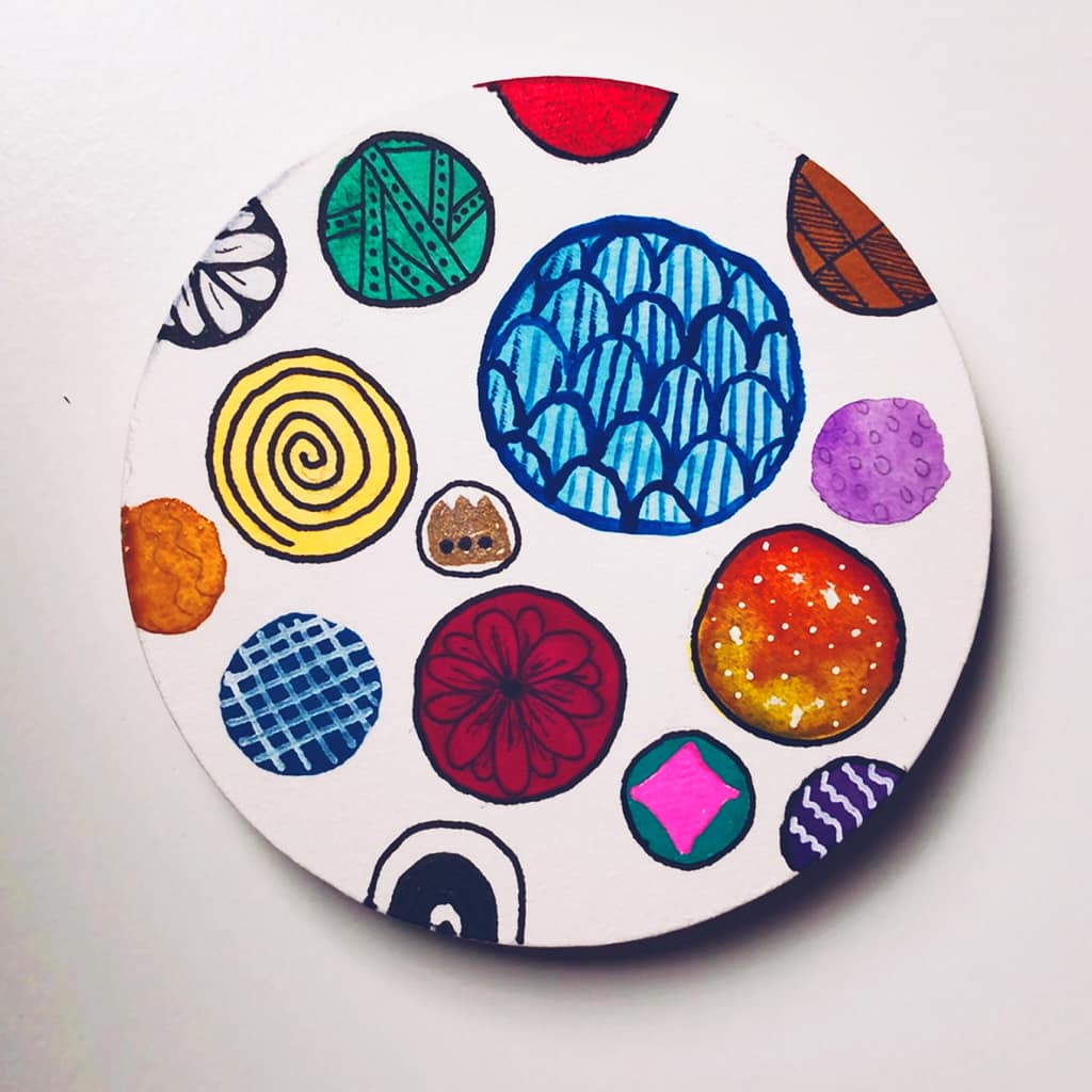 Mindful circle pattern exercise • The Creative Cooldown