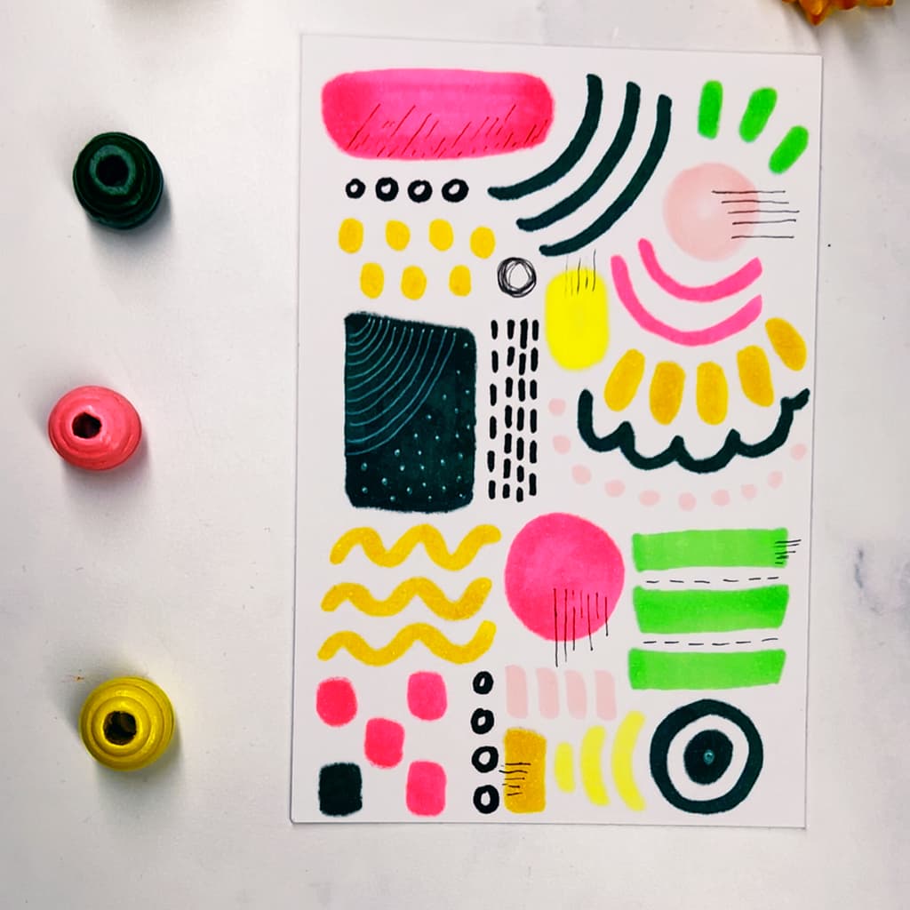 Unwind with Simple Creative Mark-Making • The Creative Cooldown