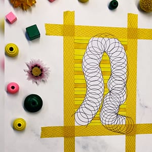 Mindful line of circles exercise • The Creative Cooldown