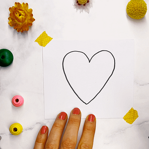 Valentine's creativity: neurographic heart drawing • The Creative Cooldown