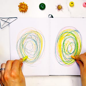 Soothing Circles: Bilateral Drawing for Moms • The Creative Cooldown