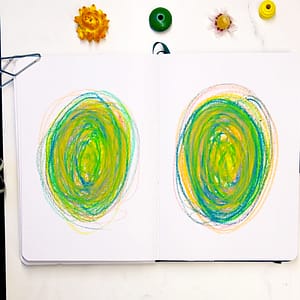 Soothing Circles: Bilateral Drawing for Moms • The Creative Cooldown