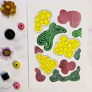 Mindful organic shapes exercise • The Creative Cooldown