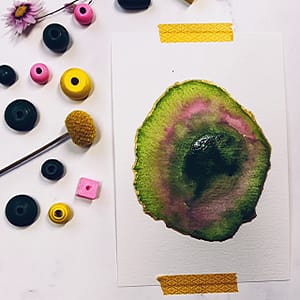 Mindful agate stone drawing exercise • The Creative Cooldown