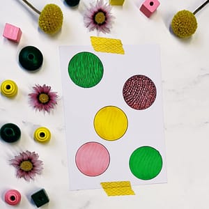 Mindful texture and shading exercise • The Creative Cooldown