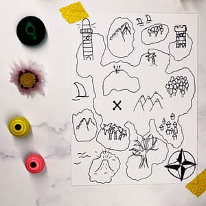 Creative Journey: Drawing a Treasure Map with Your Little One • The ...