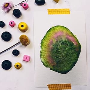 Mindful agate stone drawing exercise • The Creative Cooldown