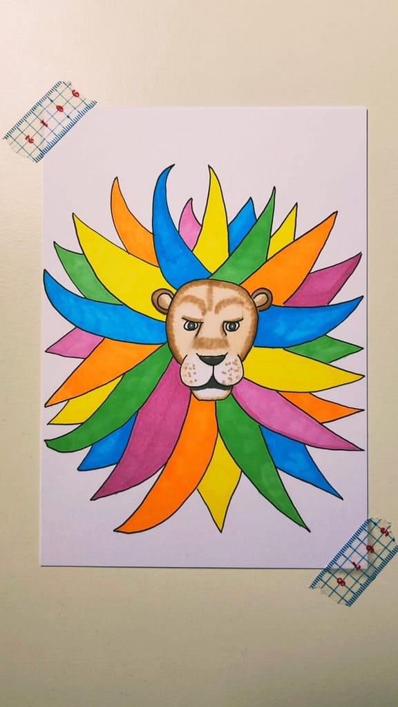 Taming the mane of the lion exercise • The Creative Cooldown