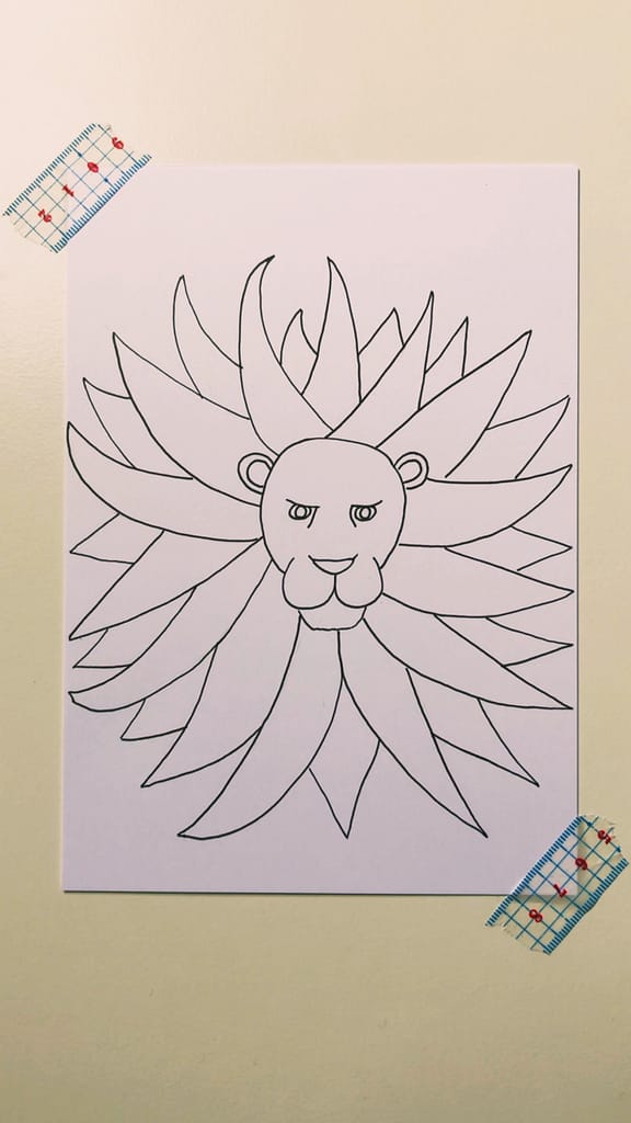 Taming the mane of the lion exercise • The Creative Cooldown