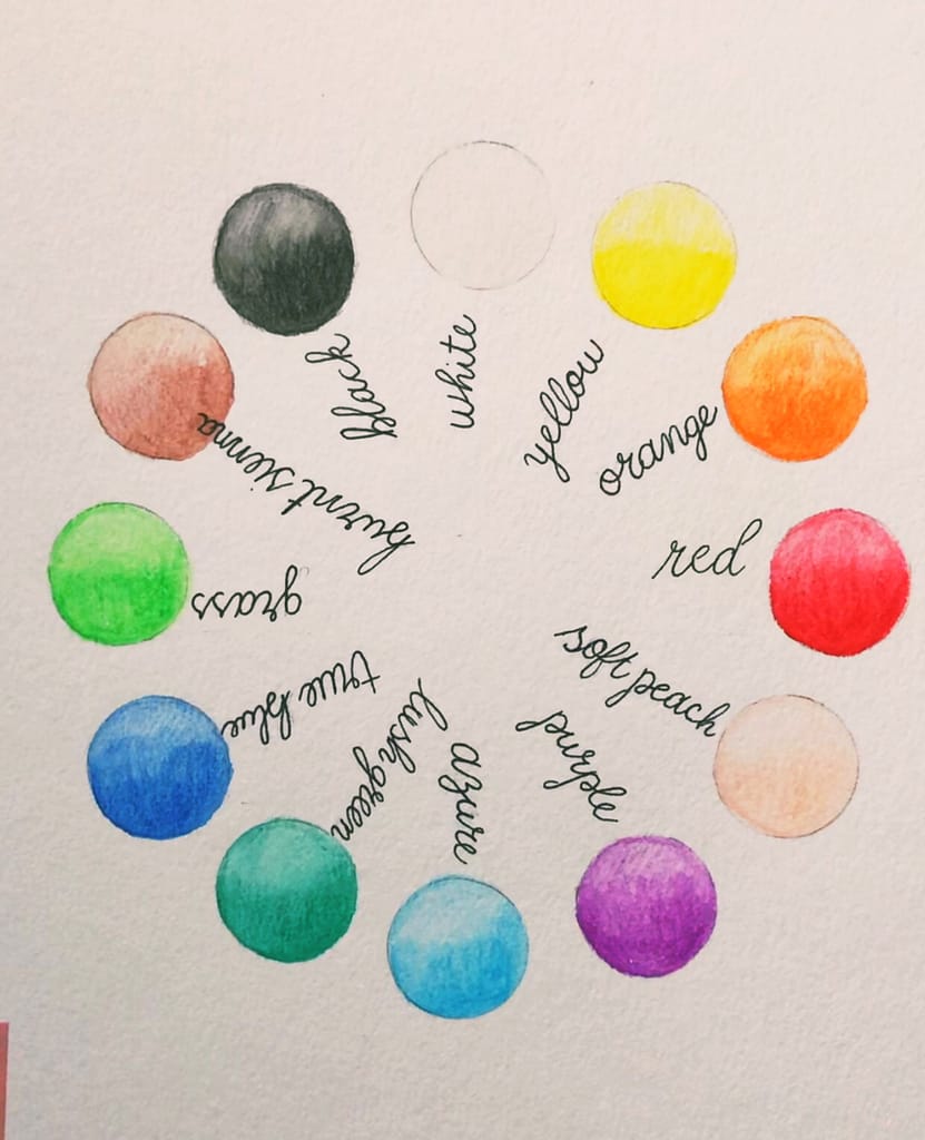 Mindful color swatching exercise • The Creative Cooldown