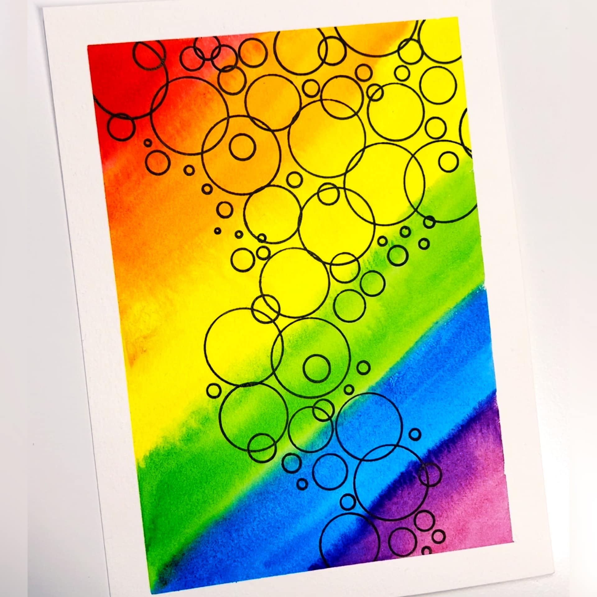 Mindful rainbow and circles exercise • The Creative Cooldown