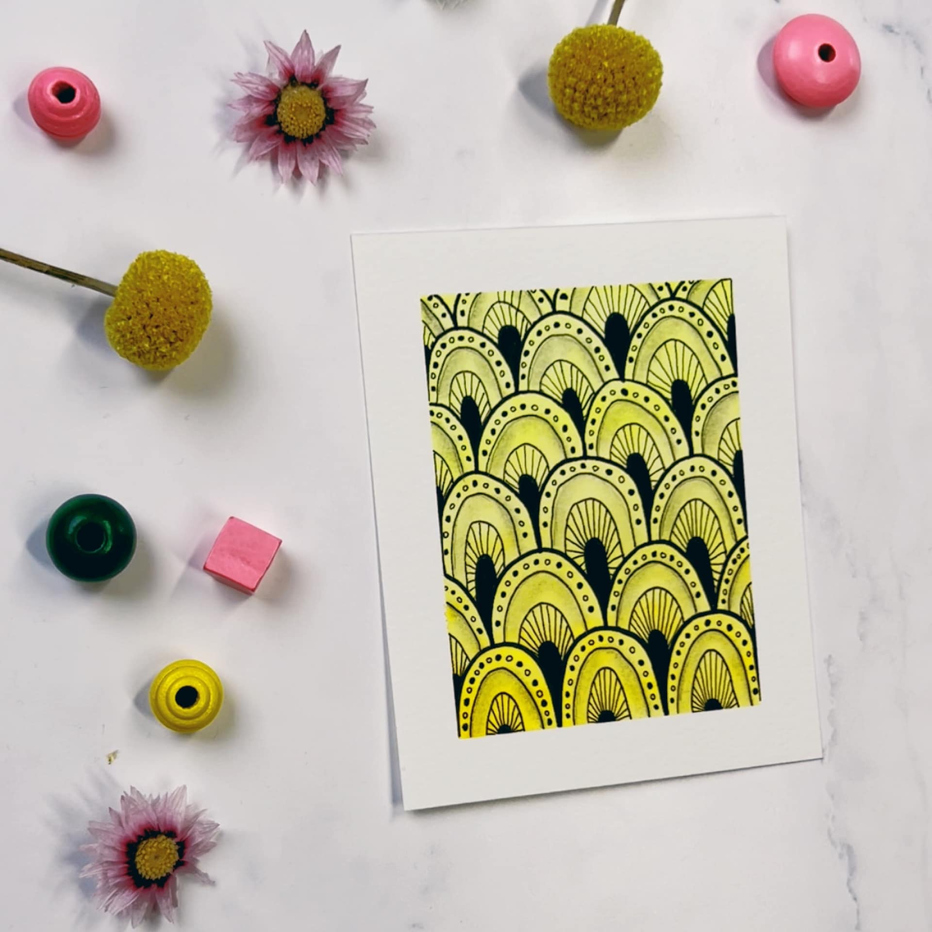 Mindful semicircle pattern exercise • The Creative Cooldown