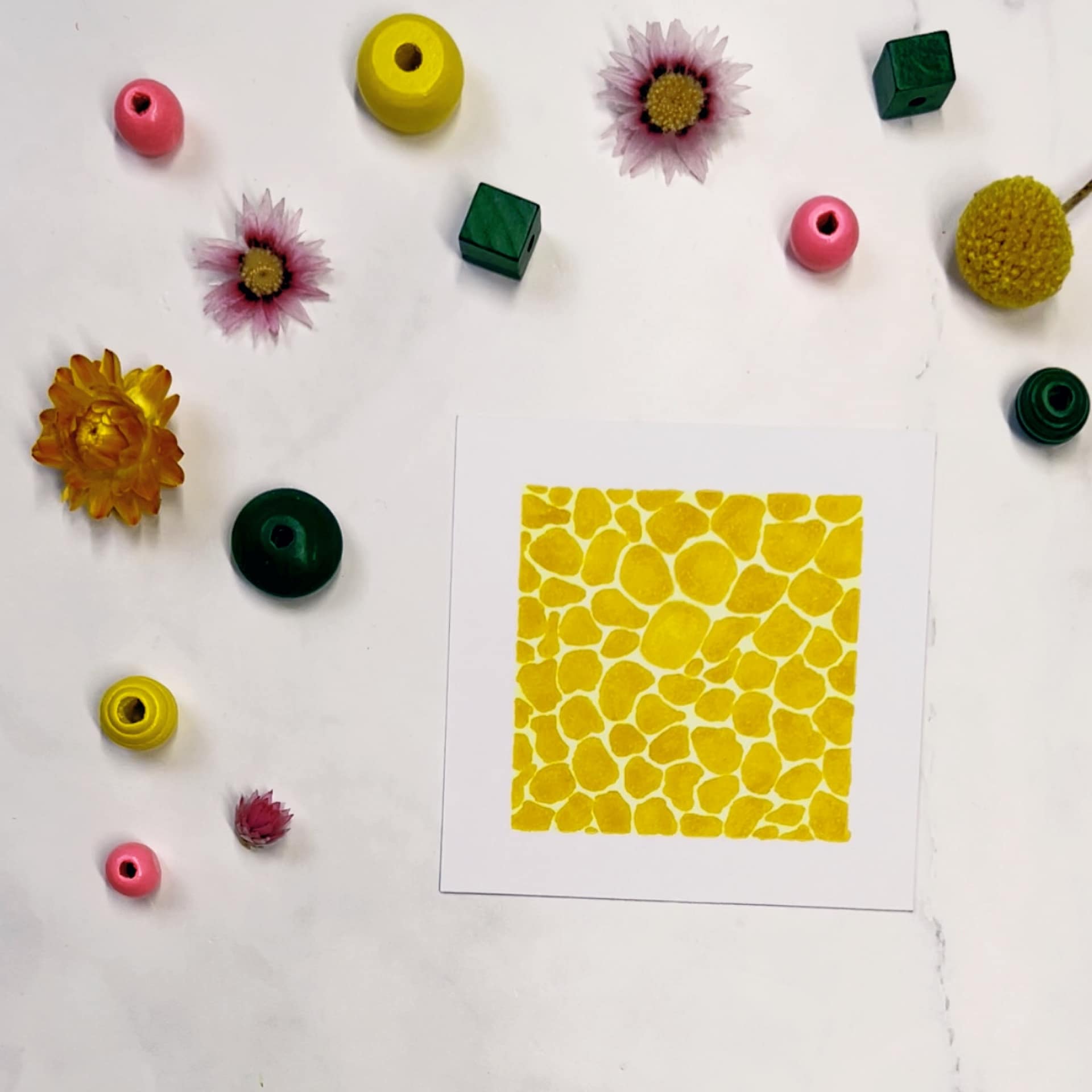 Mindful giraffe pattern exercise • The Creative Cooldown