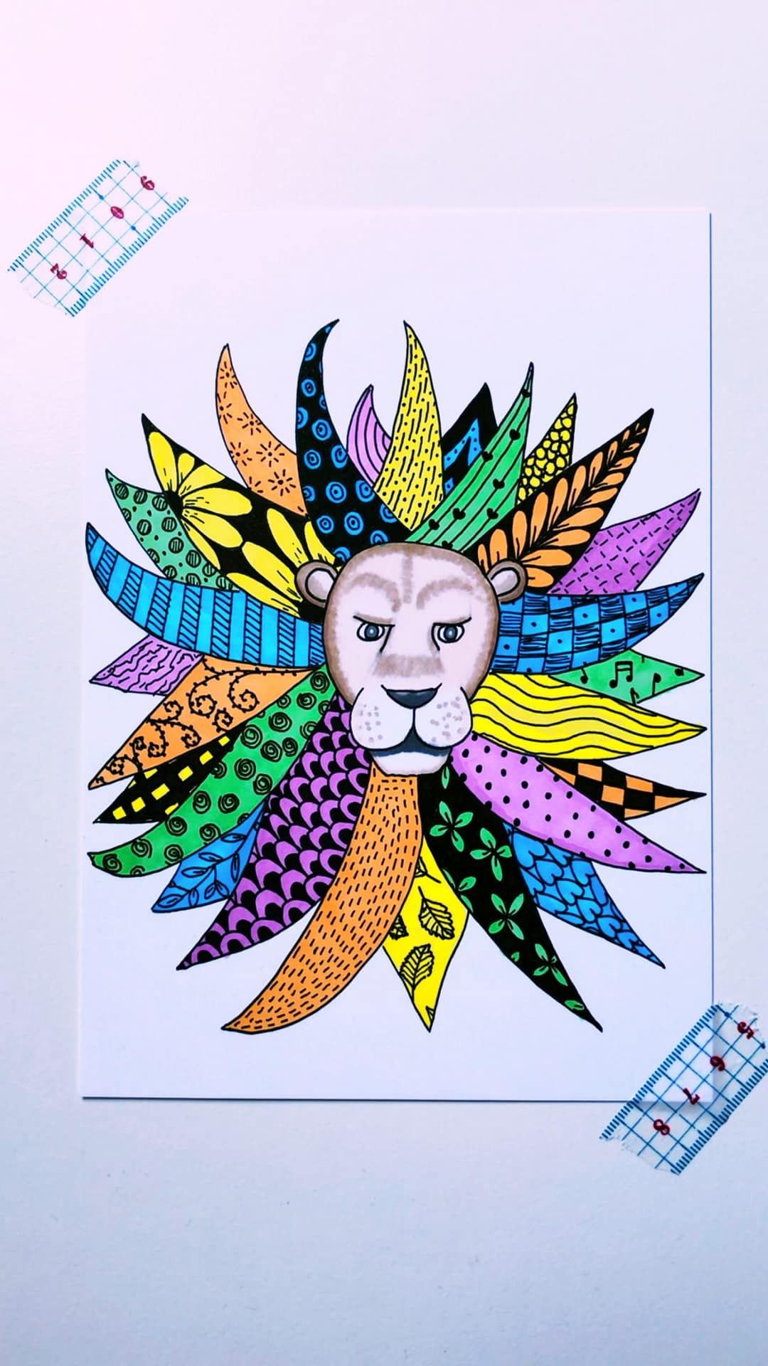 Taming the mane of the lion exercise • The Creative Cooldown