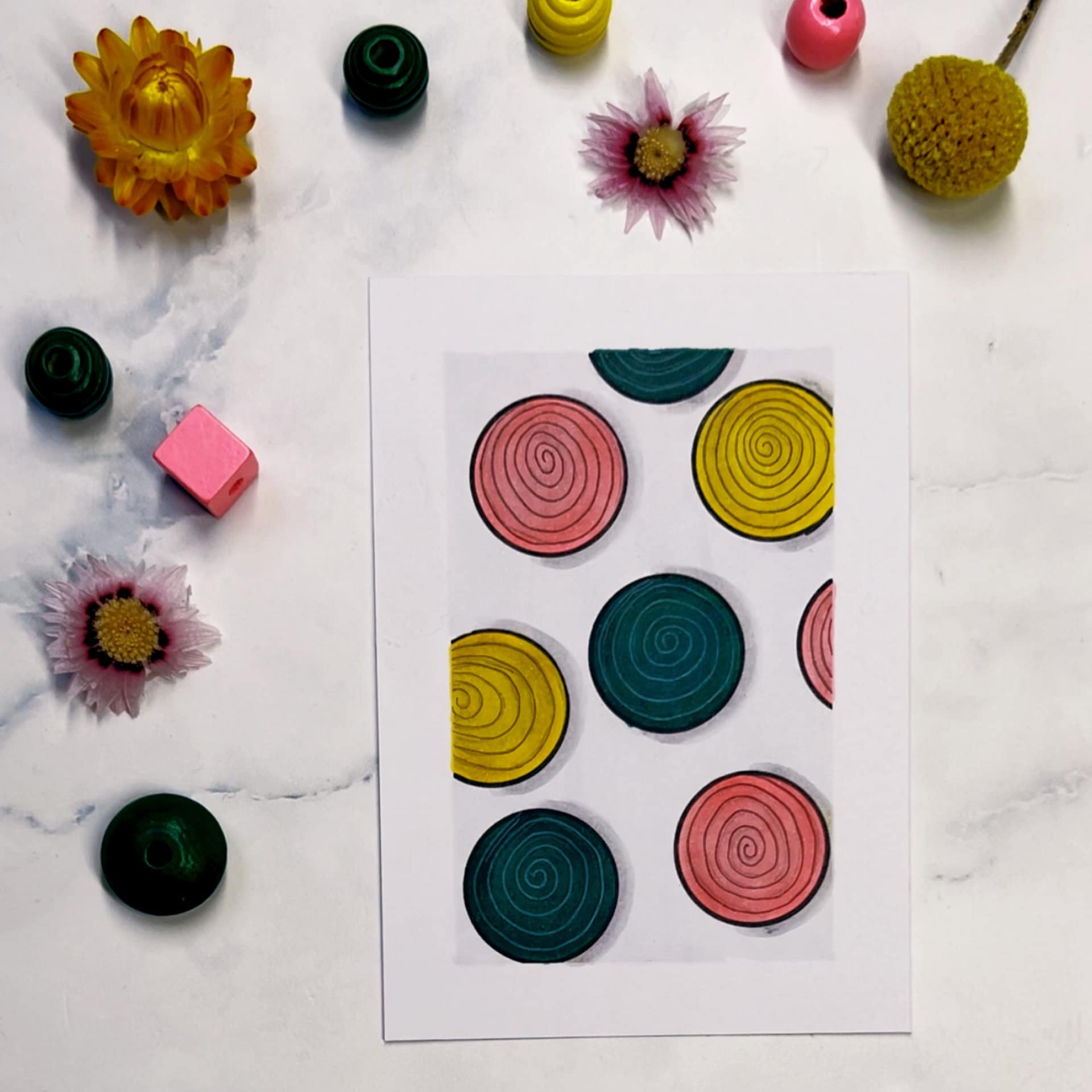 Mindful spiral circle exercise • The Creative Cooldown