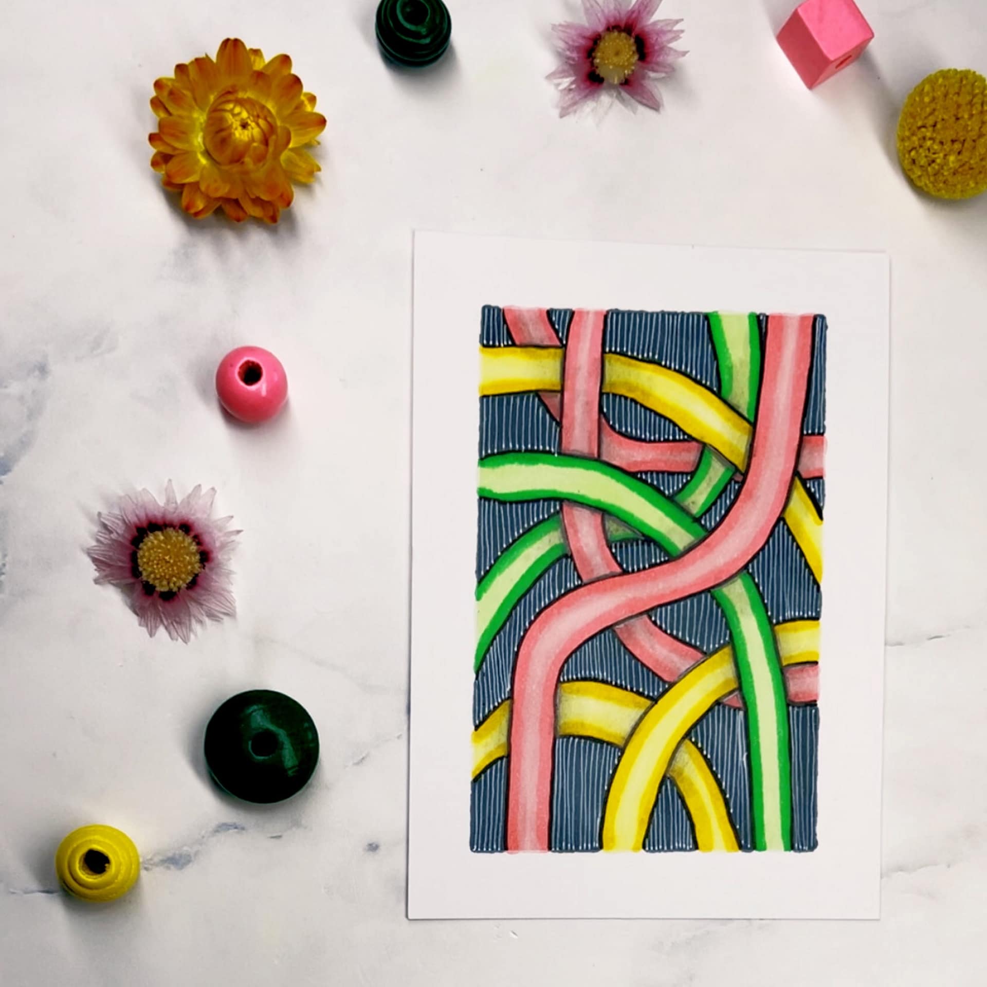 Mindful squiggly lines exercise • The Creative Cooldown